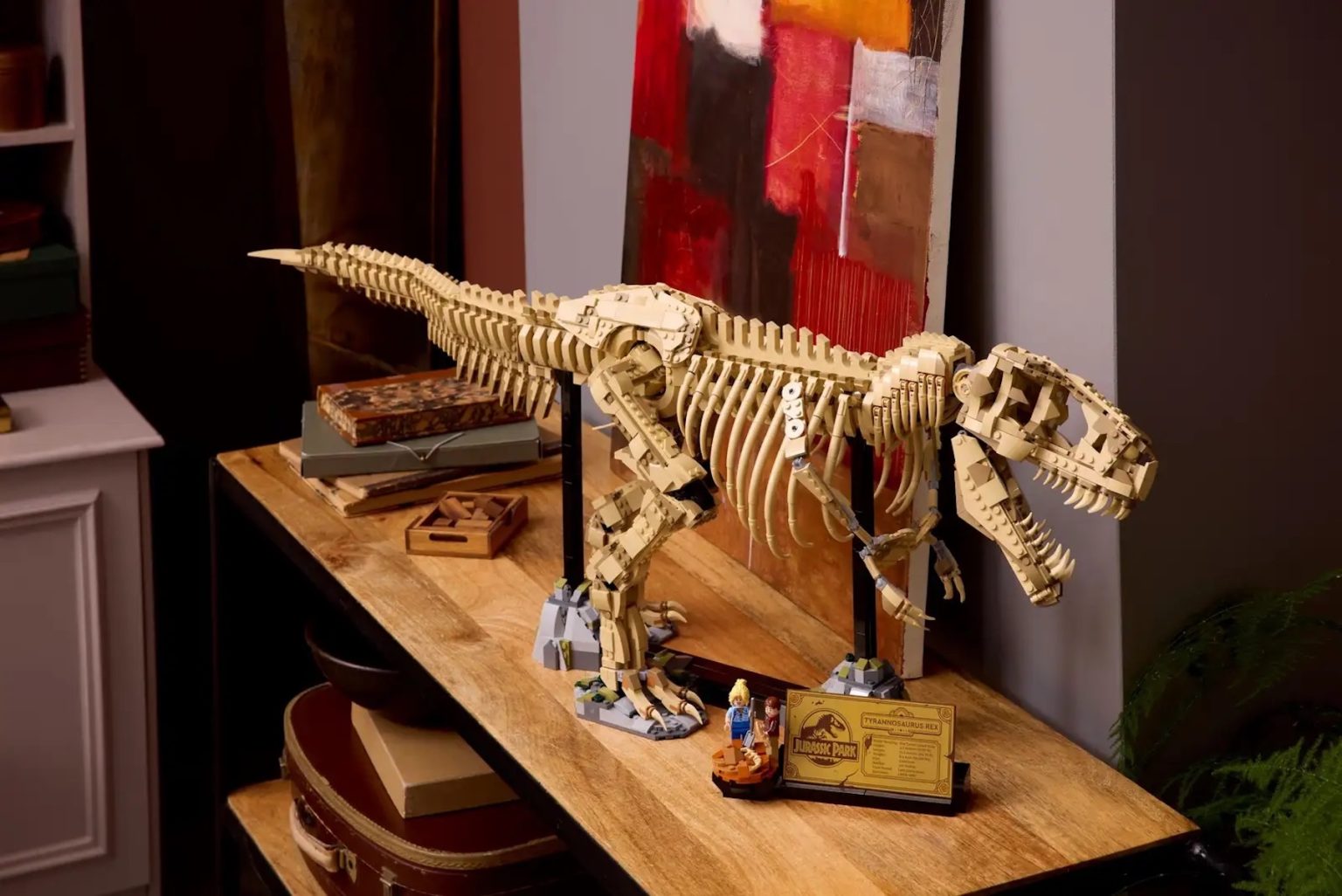 LEGO sort un squelette de T-Rex de 3145 briques qui mesure 1 mètre de ...