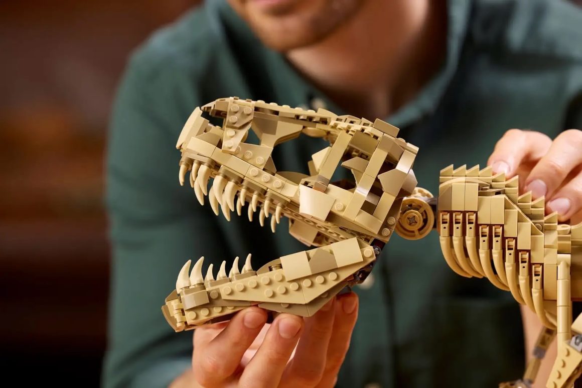 LEGO sort un squelette de T-Rex de 3145 briques qui mesure 1 mètre de long