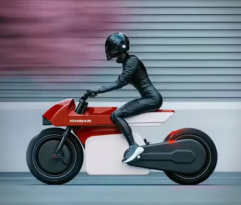 Cette moto électrique ultra design s'inspire du manga de science ...
