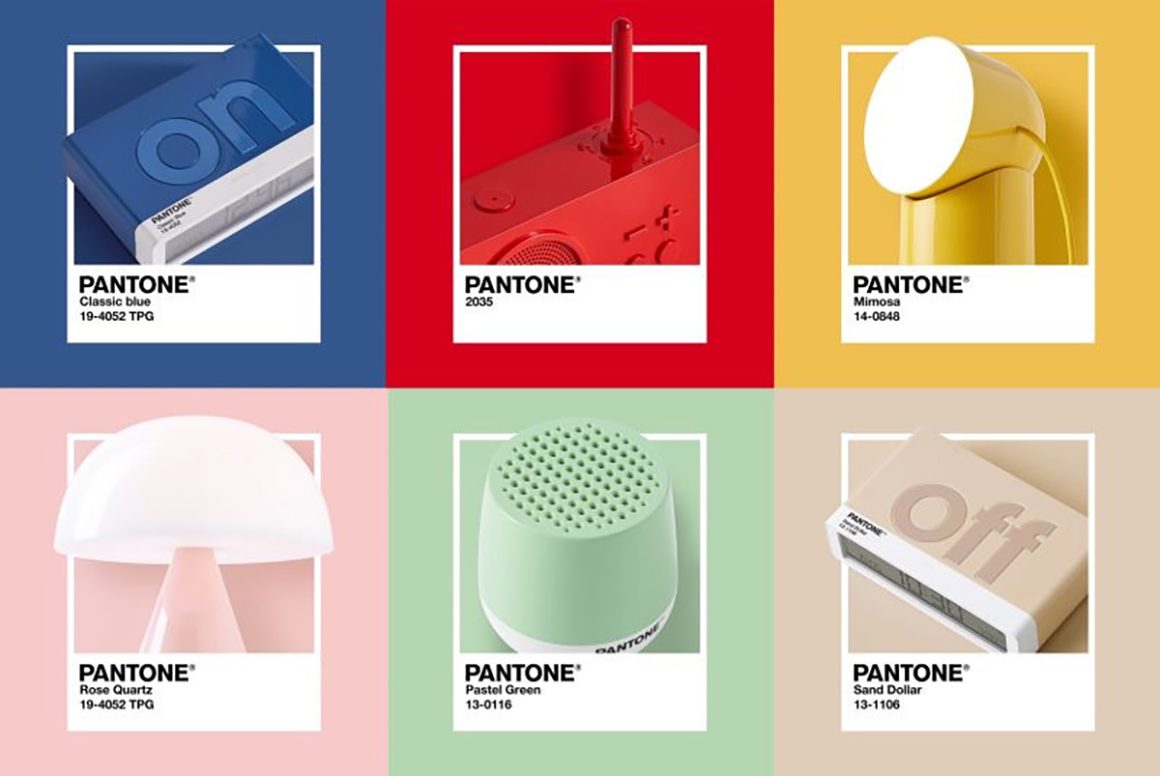 Lexon s’associe à Pantone pour une collection d’objets colorés et design