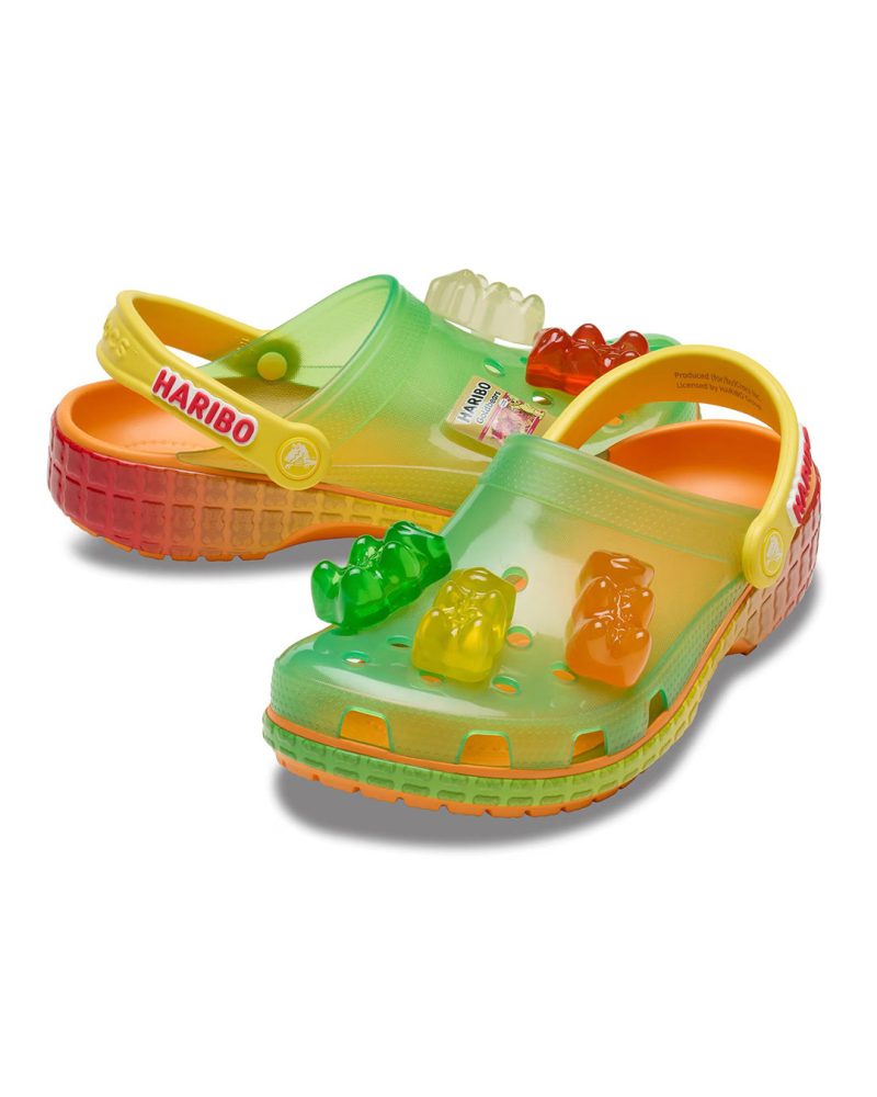 Crocs dévoile une paire colorée et gourmande en collaboration avec Haribo