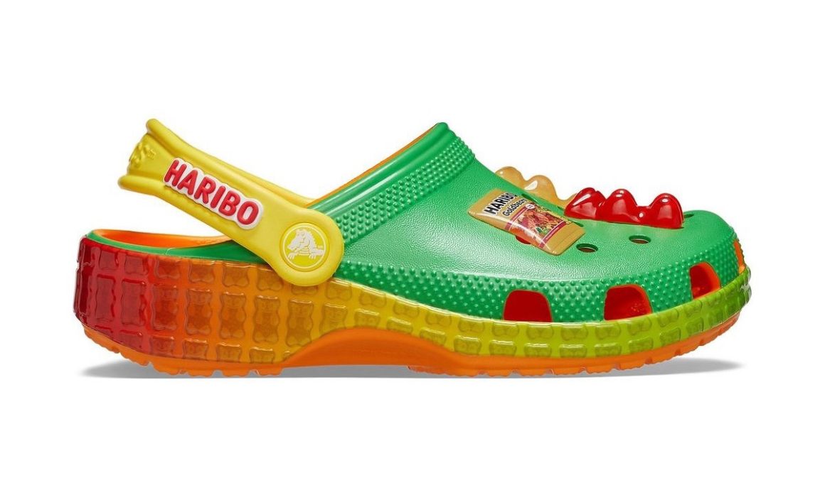 Crocs dévoile une paire colorée et gourmande en collaboration avec Haribo