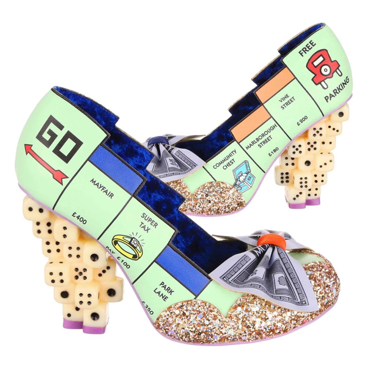 Monopoly dévoile une collection de chaussures et de sacs extravagants ...
