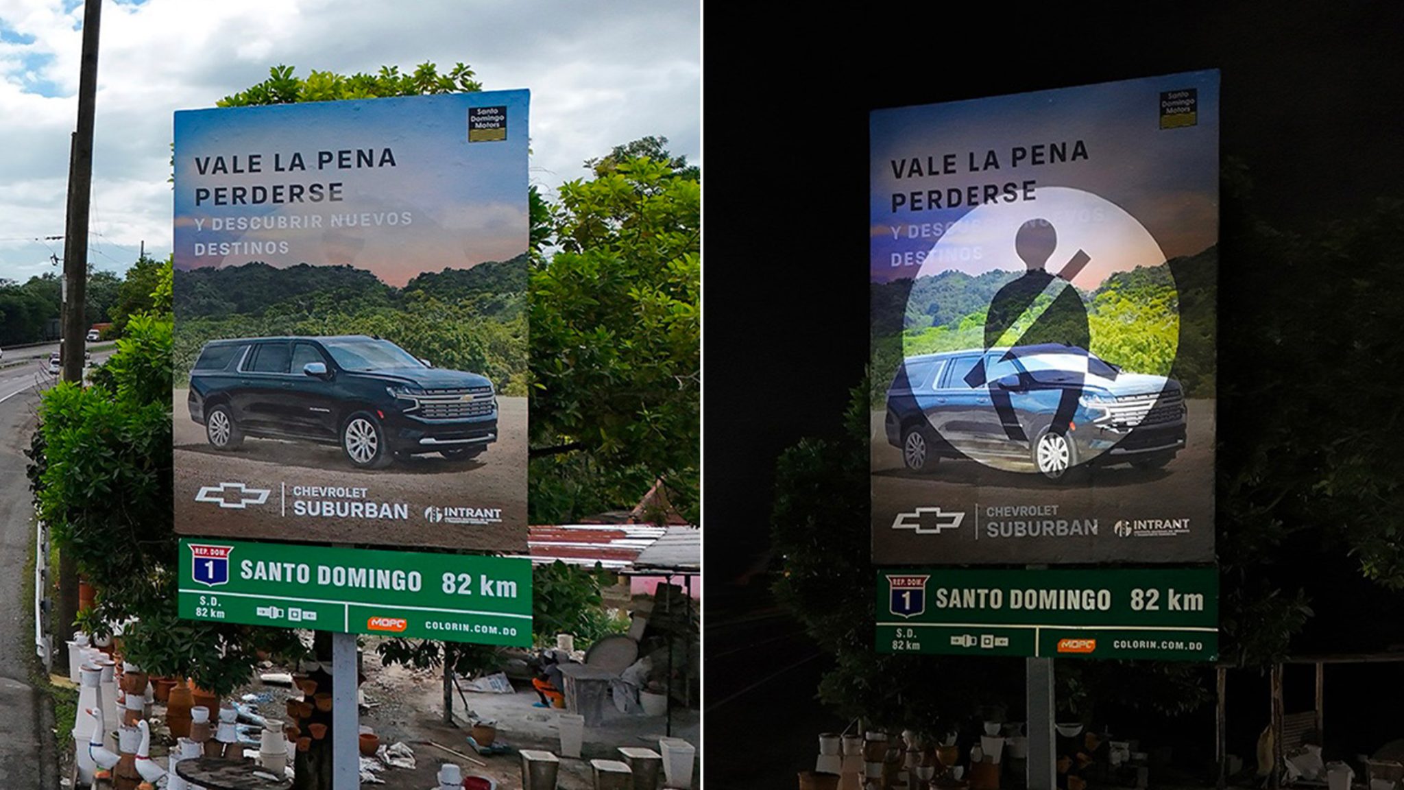 Chevrolet transforme ses panneaux pub en signalisation routière pour ...