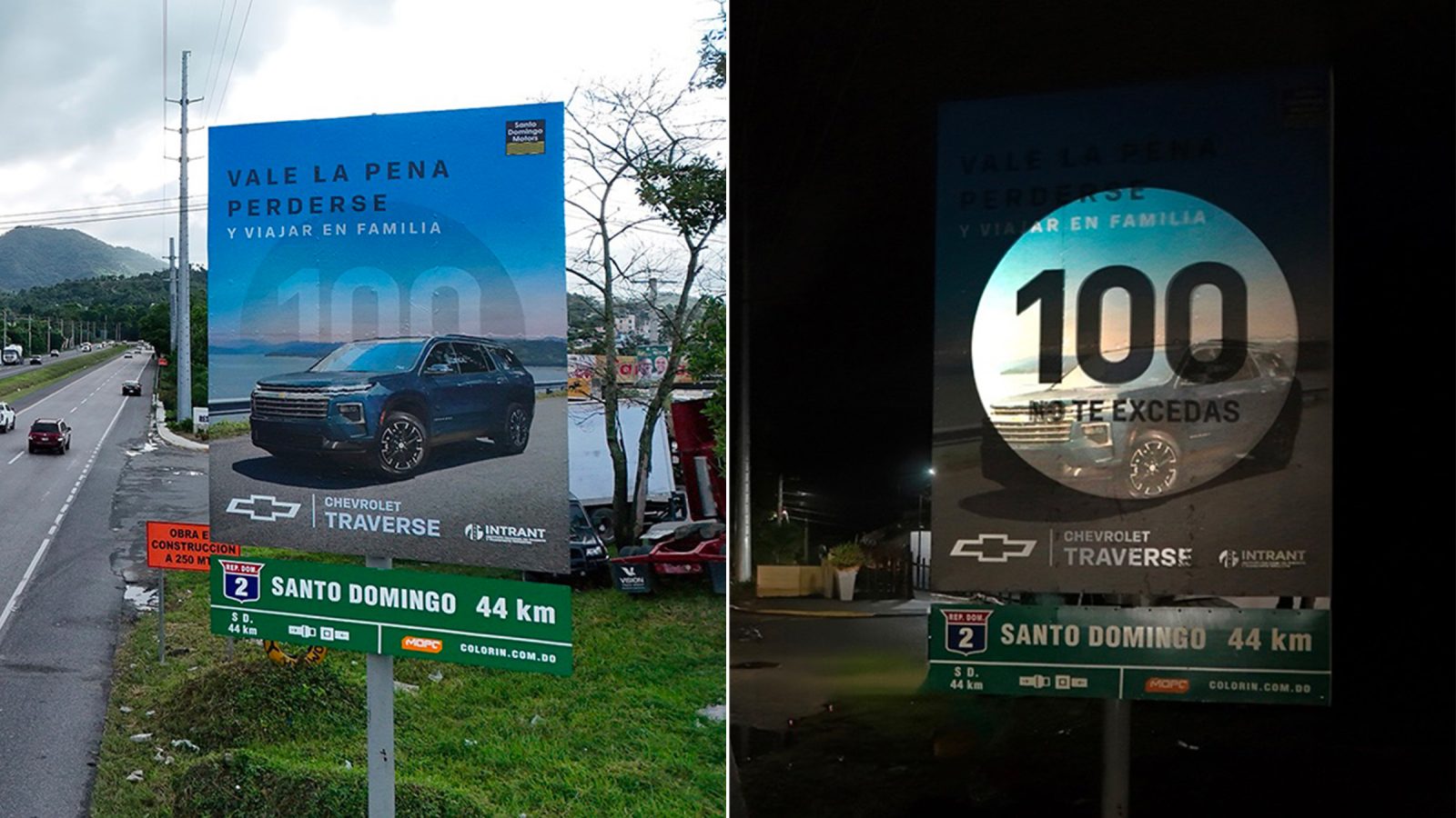 Chevrolet transforme ses panneaux pub en signalisation routière pour ...