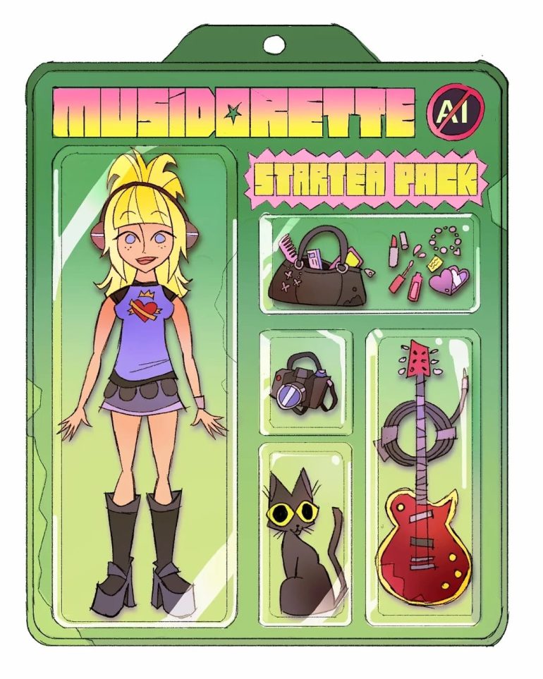 Face à l’IA, des illustrateurs répondent à la tendance "Starter Pack ...