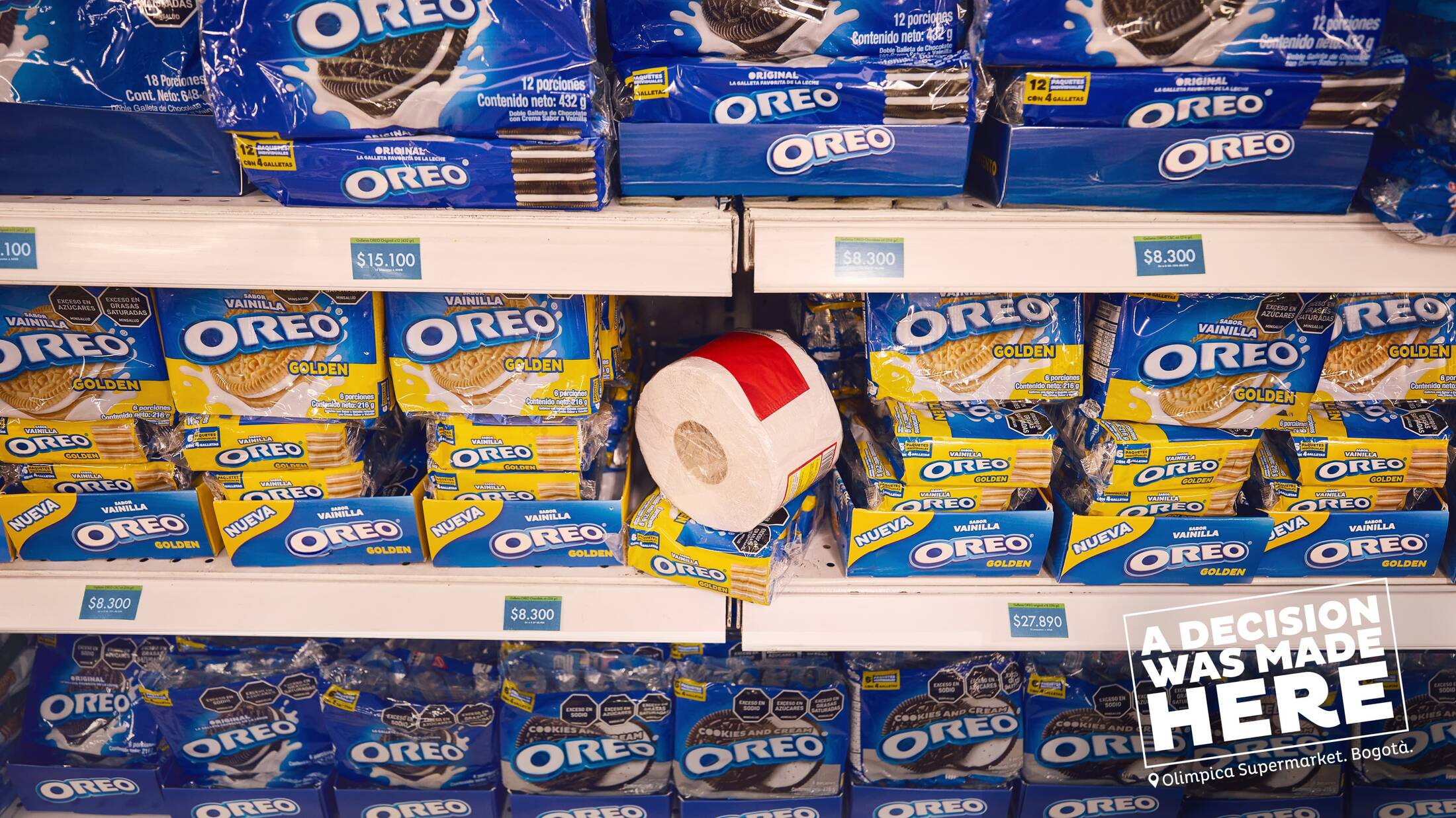 Oreo transforme les produits laissés en rayon (pour des Oreo) en ...