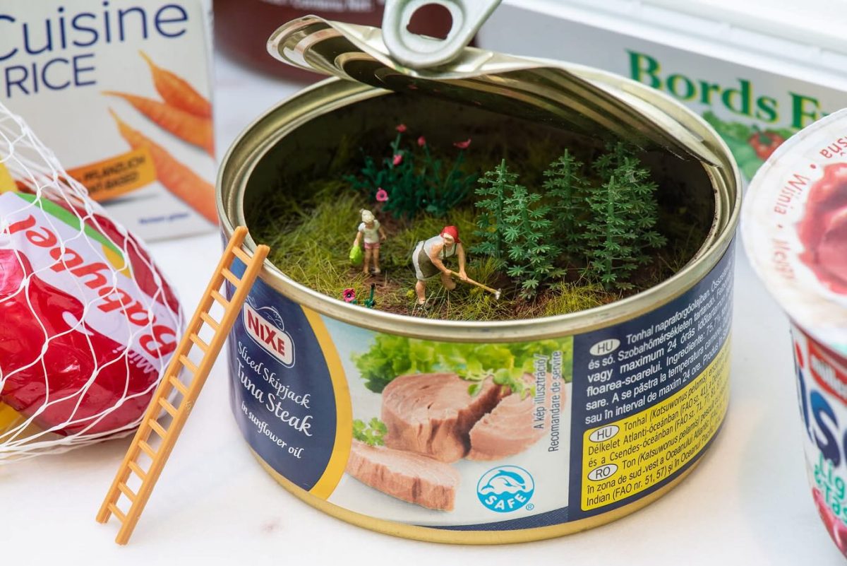 Cet artiste transforme des objets du quotidien en mondes miniatures ...