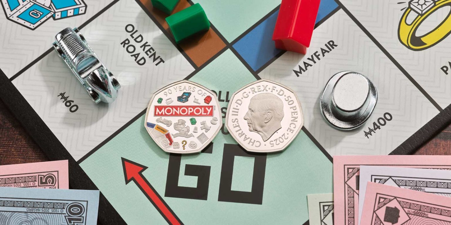 Royaume-Uni : Monopoly fête ses 90 ans avec une pièce collector de 50 pence