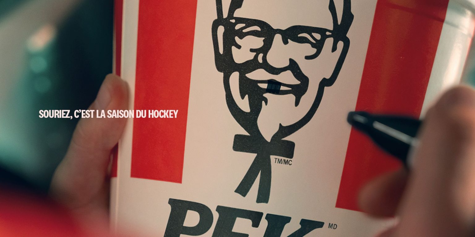 KFC Canada offre au Colonel Sanders un sourire de hockeyeur pour ...