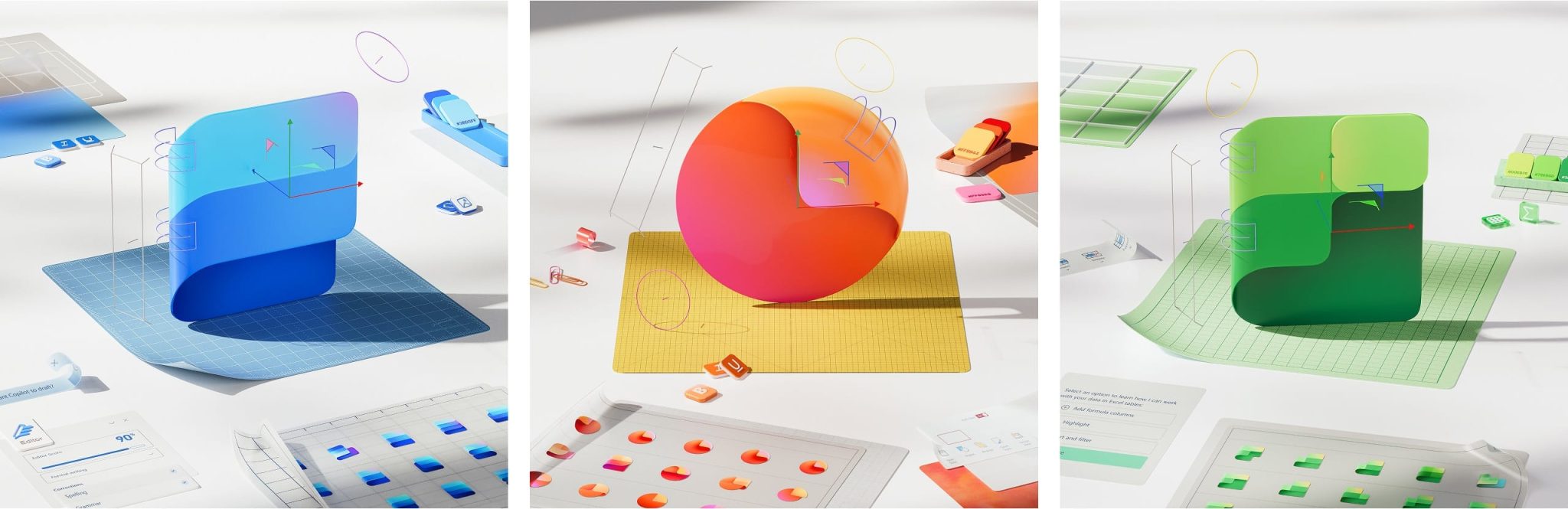 Microsoft redesign les icônes d’Office avec un rebranding tout en ...
