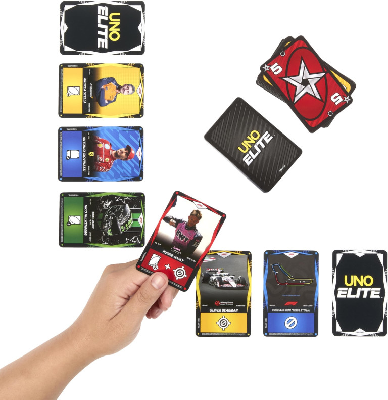Mattel collabore avec la F1 pour lancer un UNO version Formule 1 ...