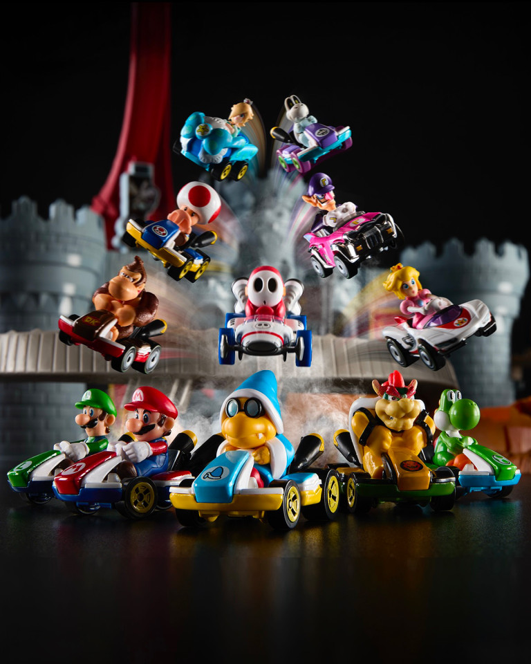 Hot Wheels transforme Mario Kart en circuit réel avec un set du château ...