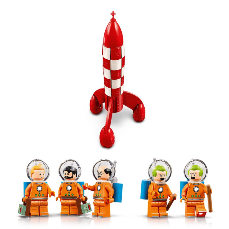 LEGO transforme la mythique fusée de Tintin en set de collection de 49 ...